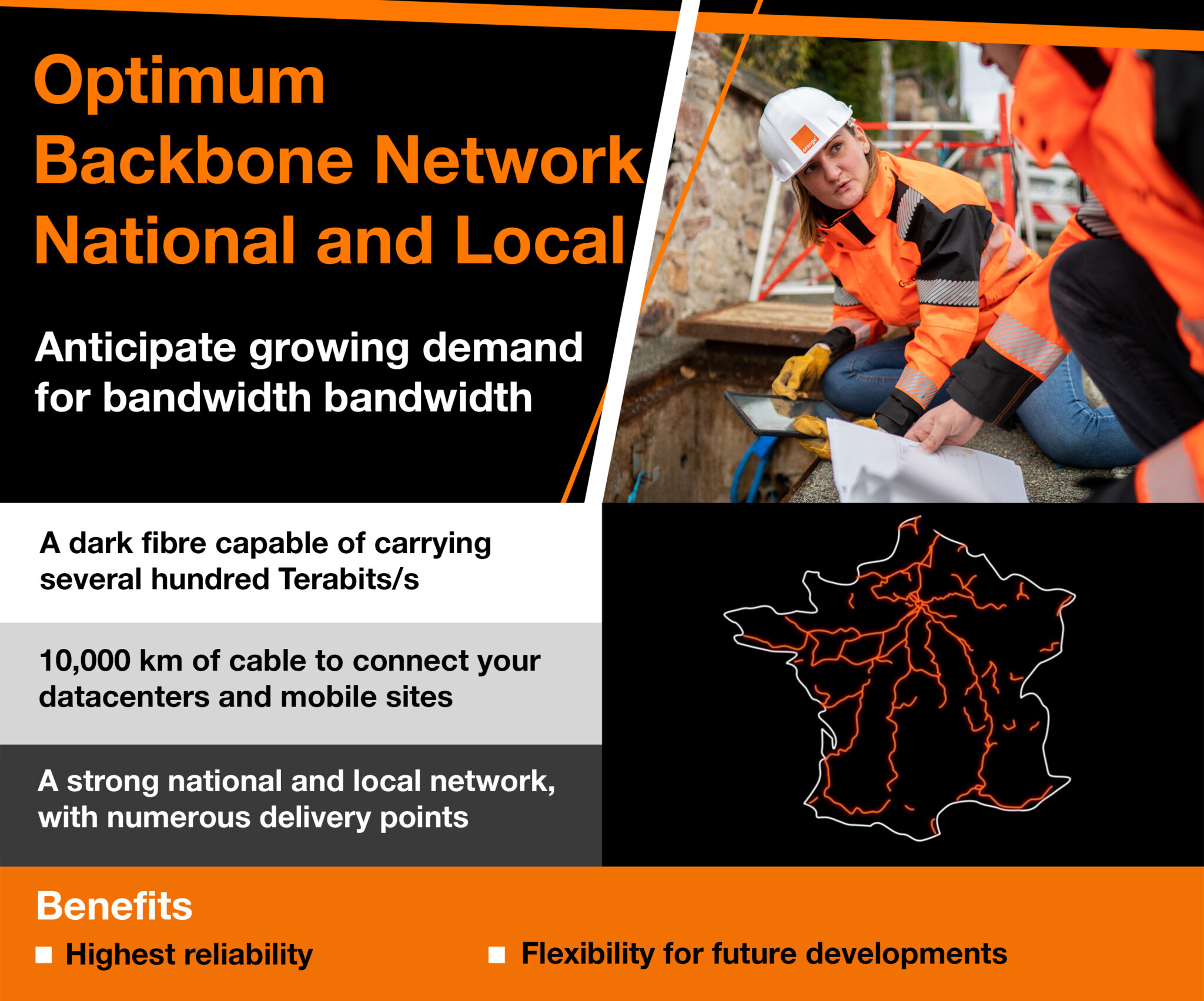 Optimum Backbone SNCF network National and Local - Wholesale